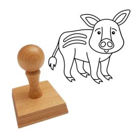 Ausmalstempel Frischling 45x50 mm